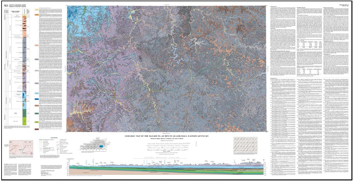 1:100,000 Scale Geological Map Series, Kentucky Geological Survey